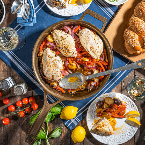 Mediterranean Chicken Recipe - Stargazer Cast Iron Blog